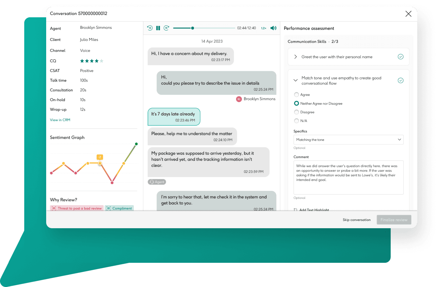 September 12, 2023 - Loris – Conversation Intelligence for Leading Brands